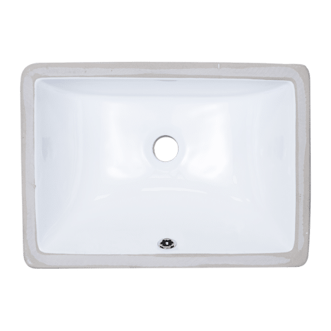 Bathroom Sink - Undermount Porcelain | Solid Stone